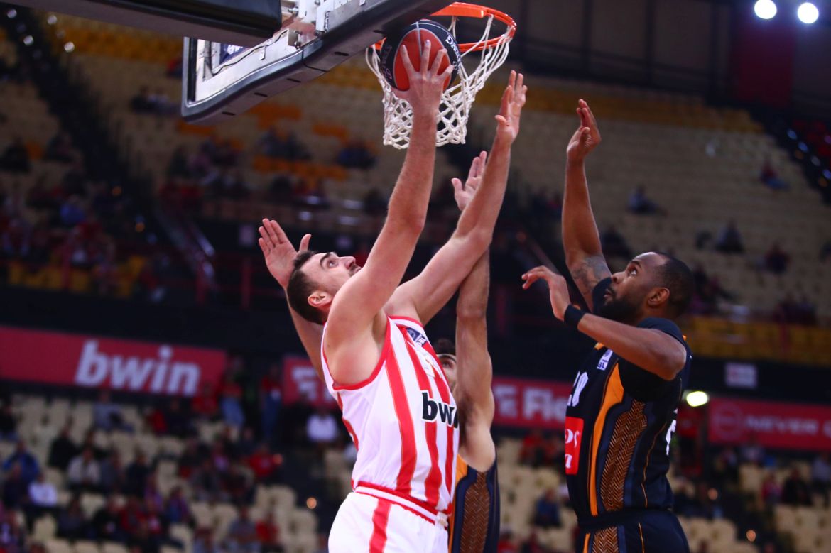 Ολυμπιακός: Μιλουτίνοφ και Λαρεντζάκης έτοιμοι για Λαύριο και Ζαλγκίρις - Basketa.gr